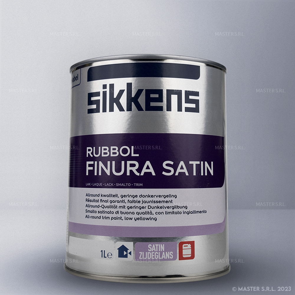 SIKKENS RUBBOL FINURA SATIN Smalto sintetico satinato – Master Shop